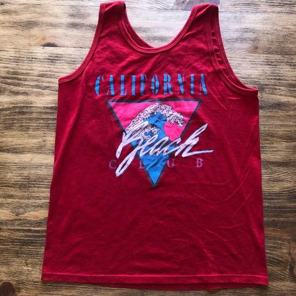 Vintage | Tops | Vintage California Beach Club Tanktop | Poshmark